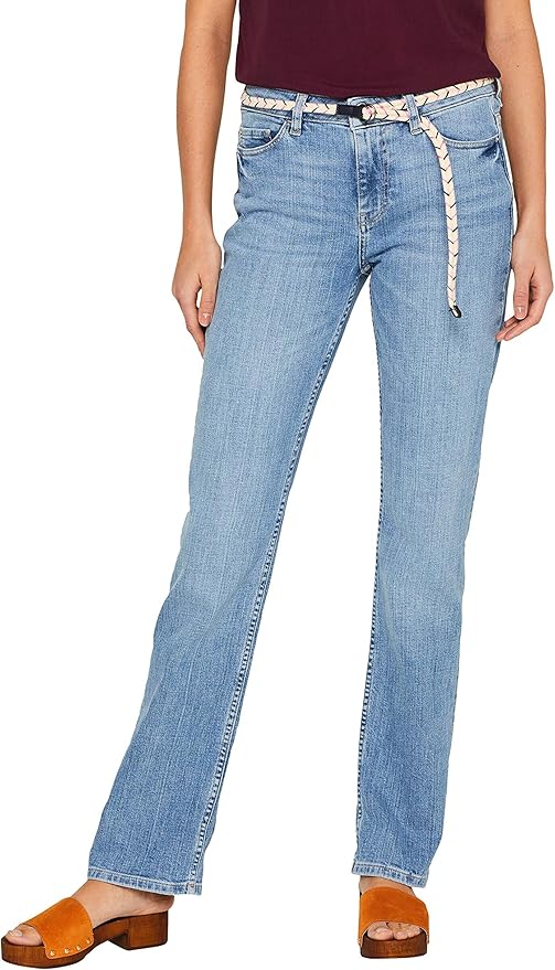ESPRIT Jeans Straight Donna: Amazon.it: Abbigliamento