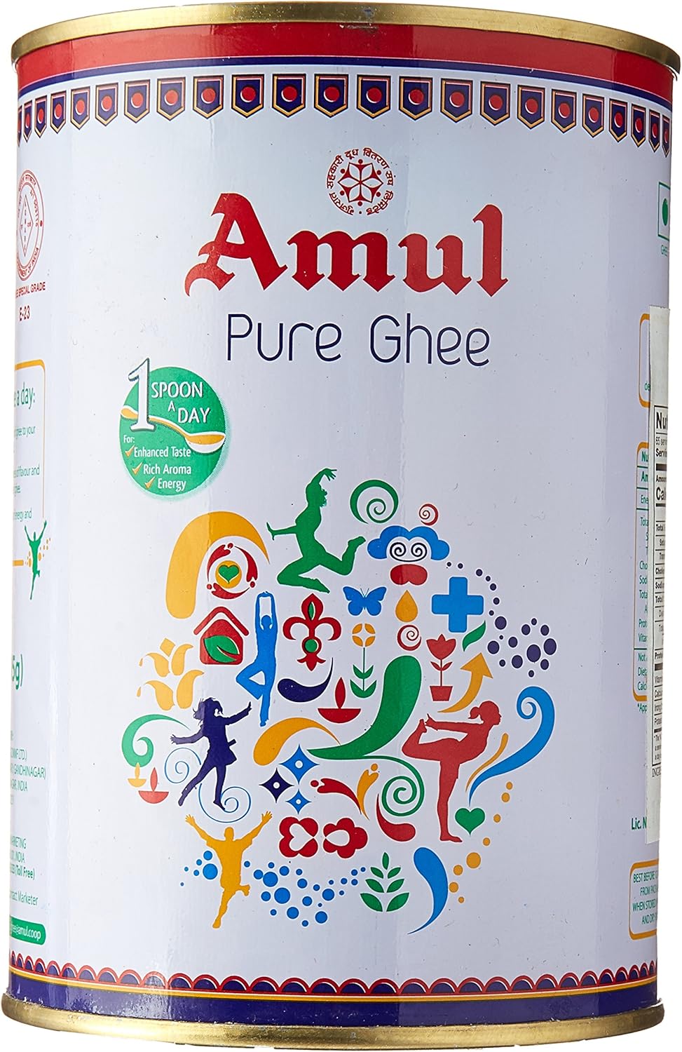 Amul Pure Ghee Clarified Butter, 1 Litre: Amazon.com.au: Grocery ...