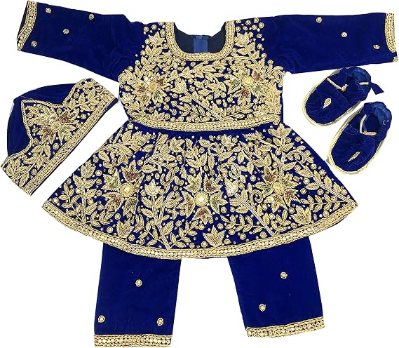 Amazon.com: Baby Weaning Dress for Baby Girl/Pasni Outfits/Set Nepali ...