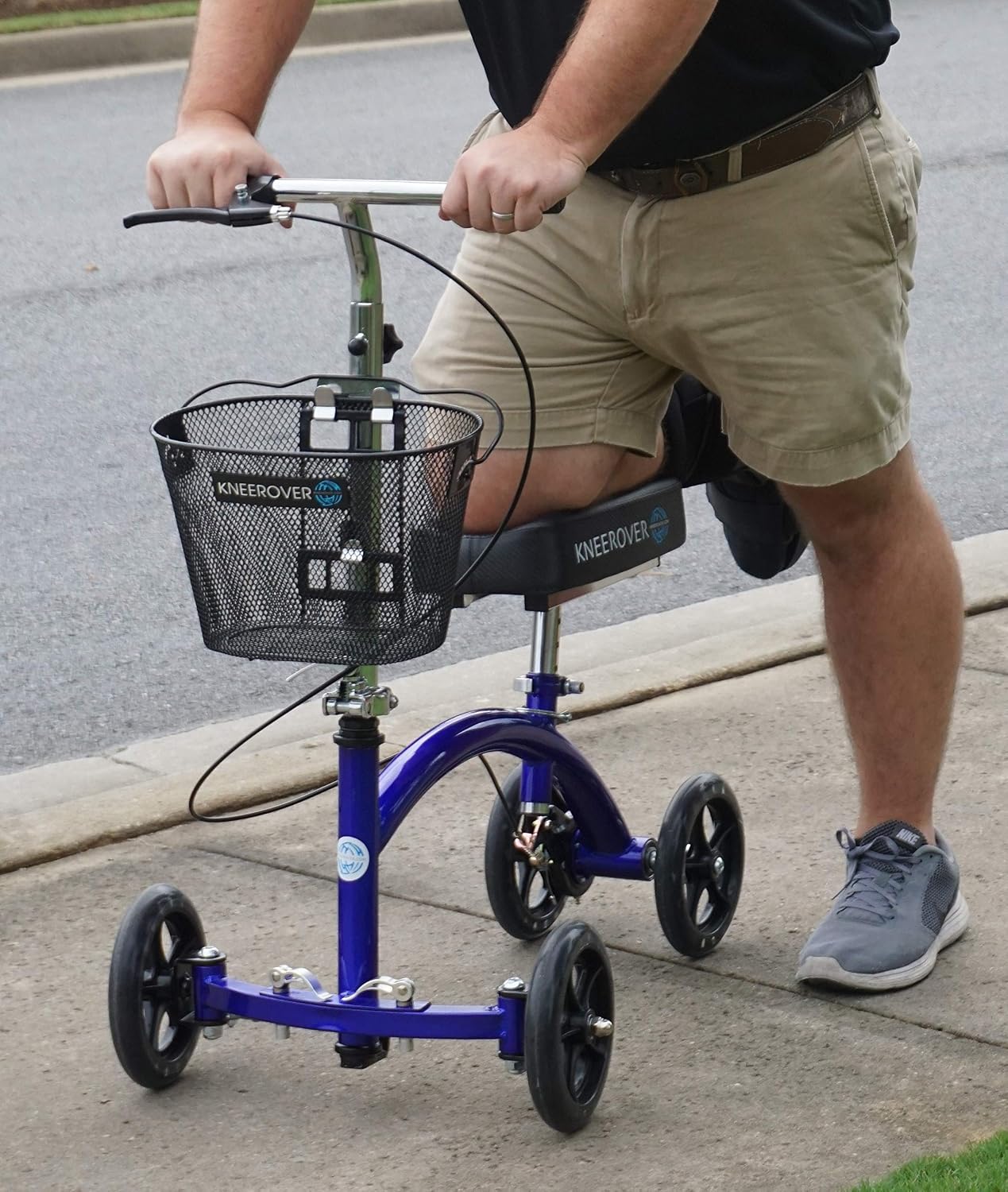 KneeRover Deluxe steerable Knee Walker Knee Scooter Knee Cycle Leg ...