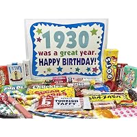Amazon.com : RETRO CANDY YUM ~ 1930 93rd Birthday Gift Box of Nostalgic ...