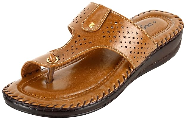 Buy Doctor Plus Women's Tan Fashion Sandals - 11 UK at Amazon.in