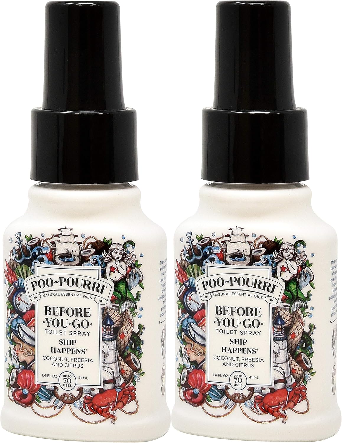 Amazon.com: Poo-Pourri Before You Go Toilet Spray Ship Happens 1.4 ...
