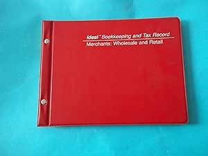Amazon.com : Ideal 3021 Bookkeeping and Tax Record - Merchants ...