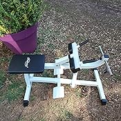 Machine à Mollets - Assis, Capacité Max. 220 kg, Hauteur Réglable en 4 ...