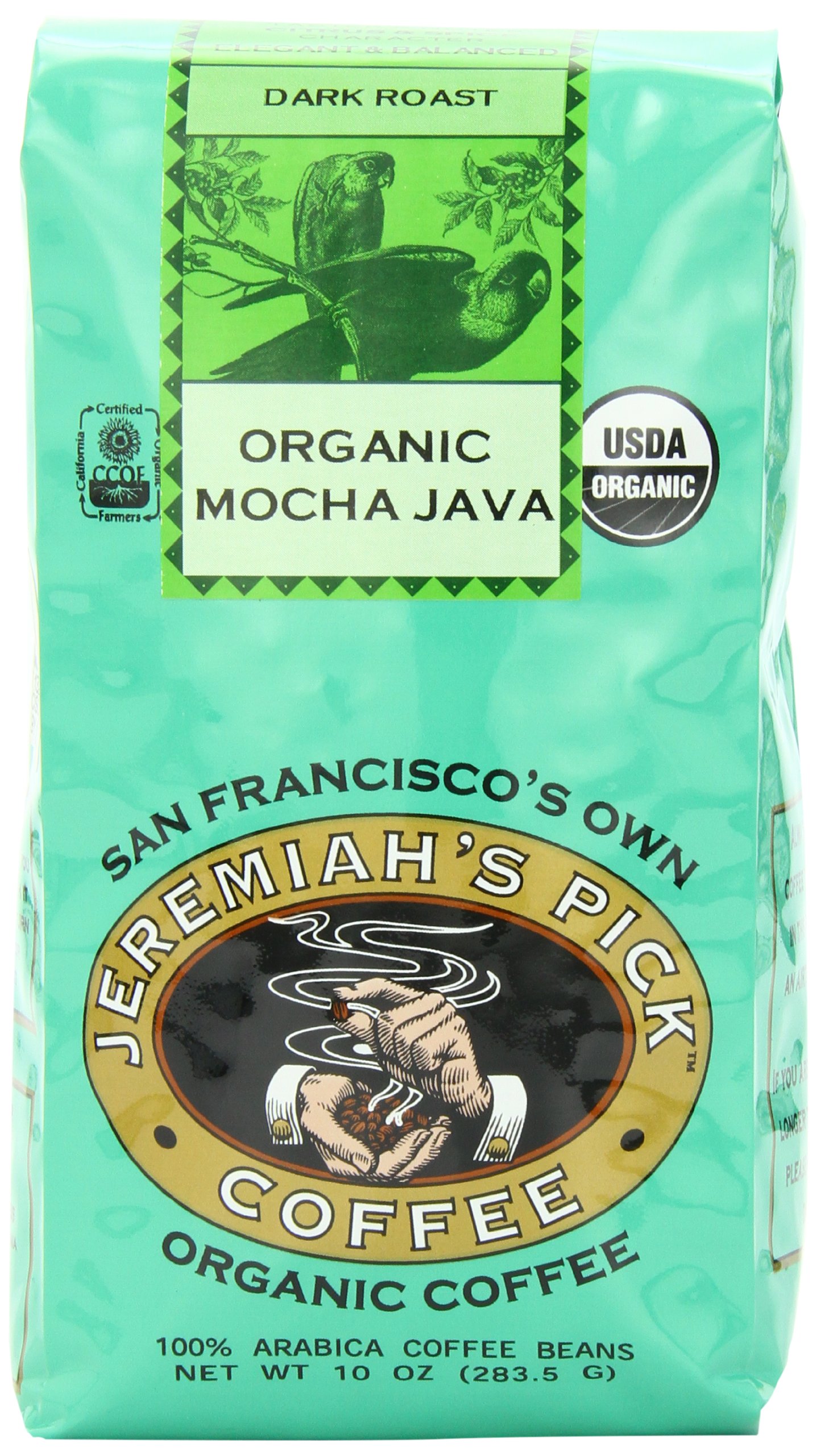 Amazon.com : Jeremiah's Pick Coffee Organic Breakfast Blend, Dark Roast ...