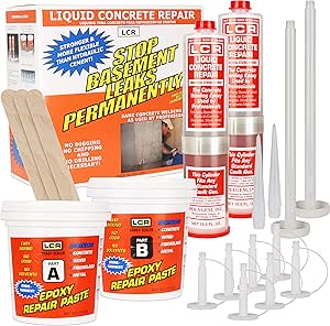 Polygem Liquid Concrete Repair (LCR) Kit Penetrating Injection Epoxy ...