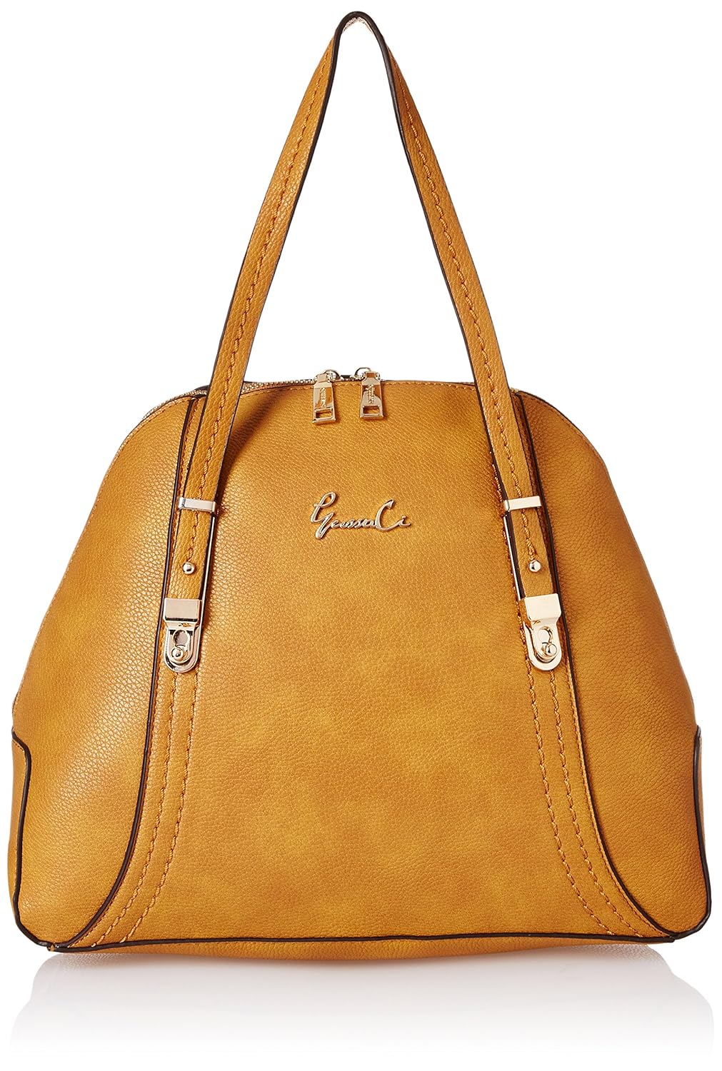 Buy Gussaci Italy Women Handbag (Mustard) at Amazon.in