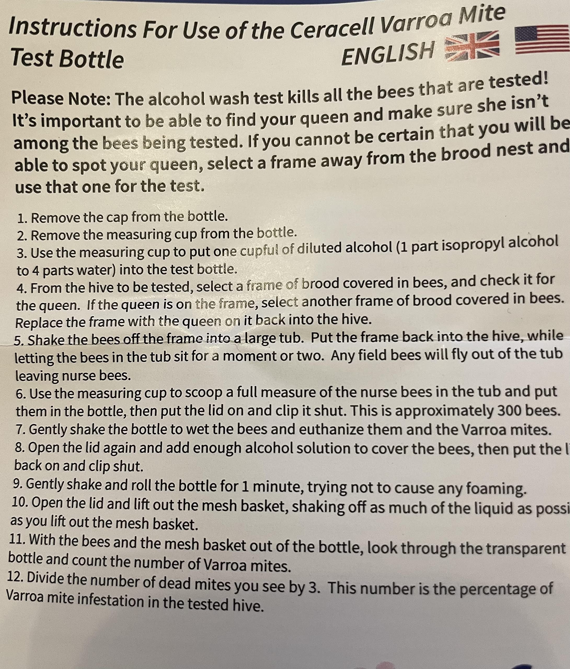 Mua VARROCheck Varroa Mite Tester Jar for Varroa Check Varroa Mite ...