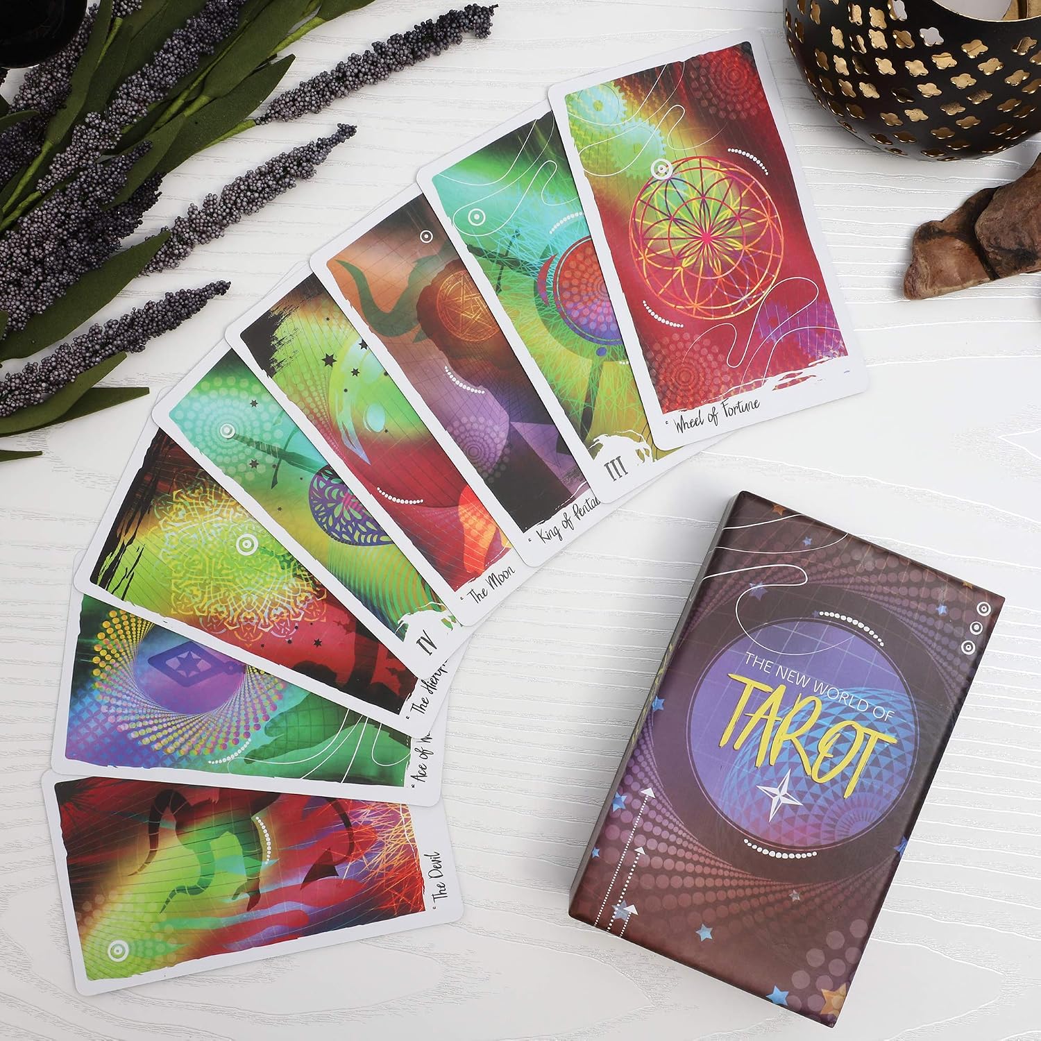 Blue Panda Tarot Cards -2 Decks, Including 78 Cards for Each Deck ...