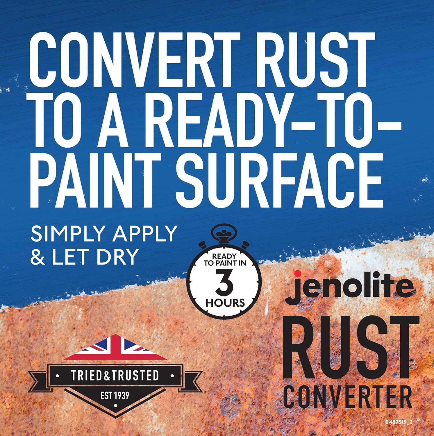 JENOLITE 3 x Rust Converter Aerosol Spray – Epoxy Based – Converts Rust ...