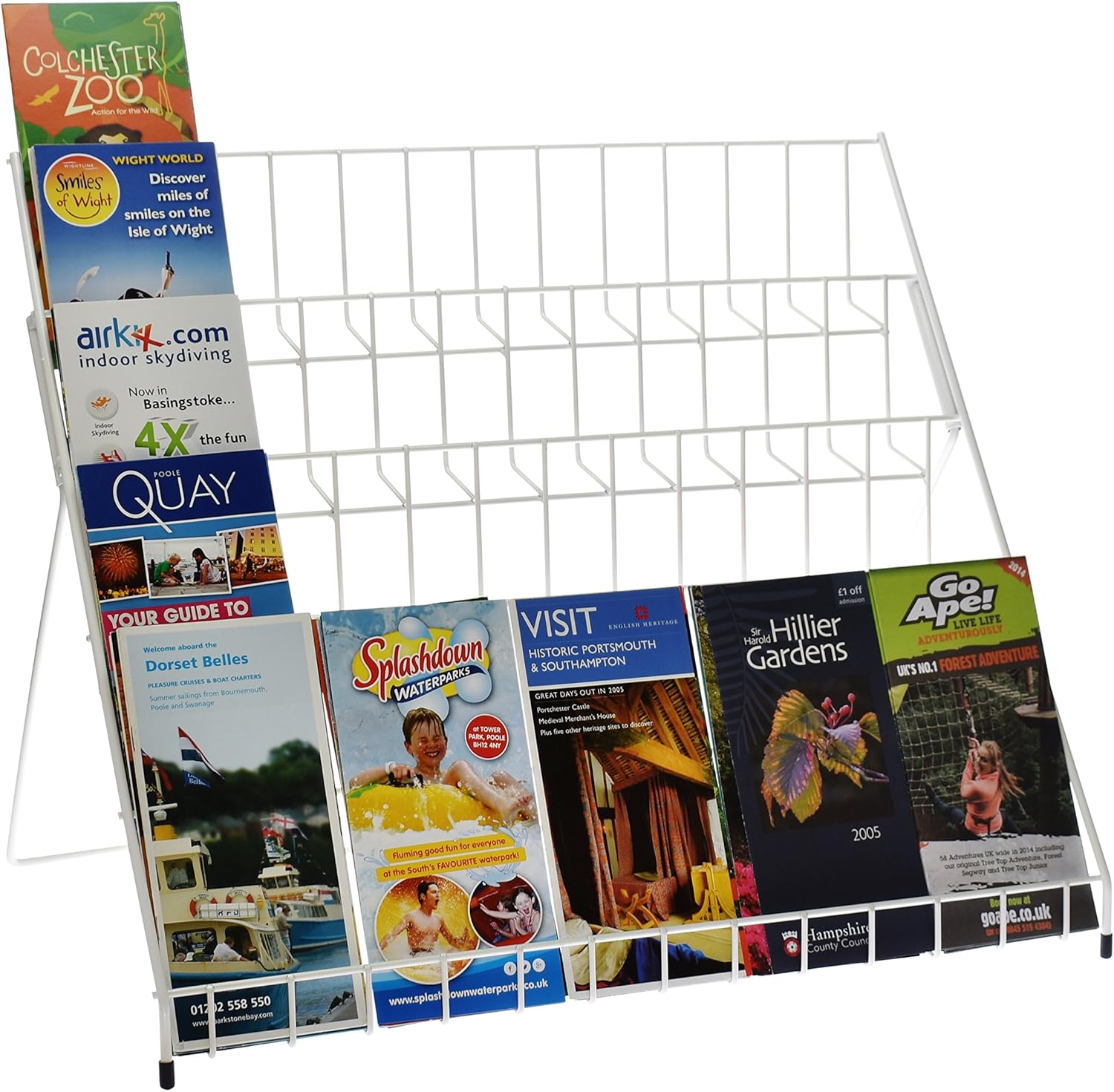 stand-store Lightweight Collapsible Greeting Card Display Stand – White ...