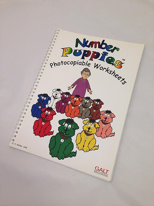 Number Puppies Photocopiable Worksheets: Amazon.co.uk: Office Products