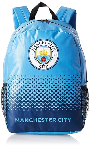 Manchester City FC Official Football Backpack Bag: Amazon.co.uk: Sports ...