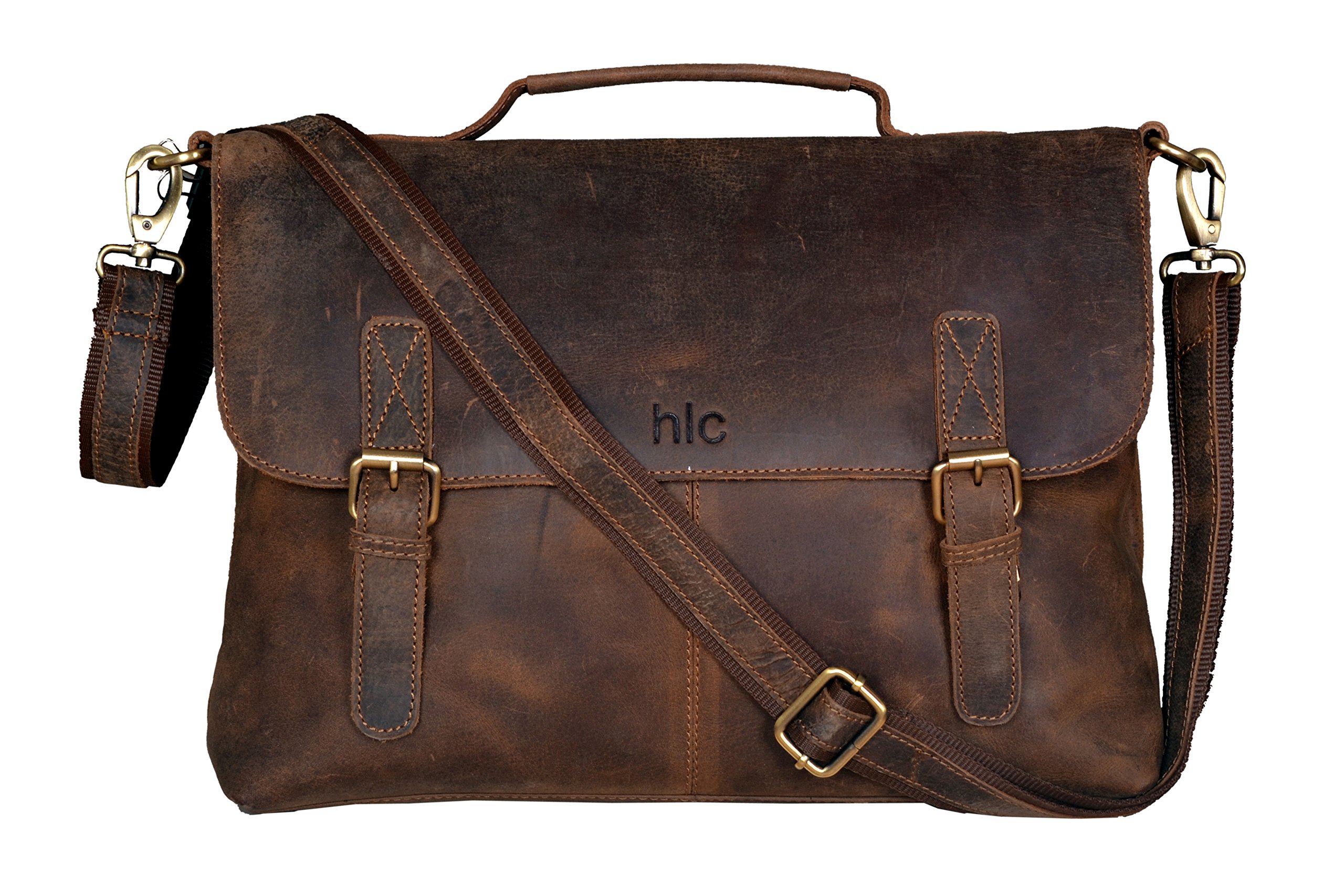 Buy 15 Buffalo Leather Vintage Rustic Leather Messenger Laptop