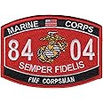 Amazon.com: Fleet Marine Force Corpsman 8404 MOS Patch-A: Clothing ...