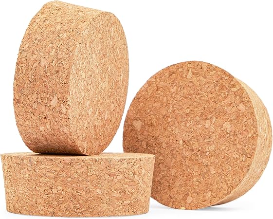 Amazon.com: Size #48 Tapered Cork Plugs (3.5 in, 3 Pack): Kitchen & Dining