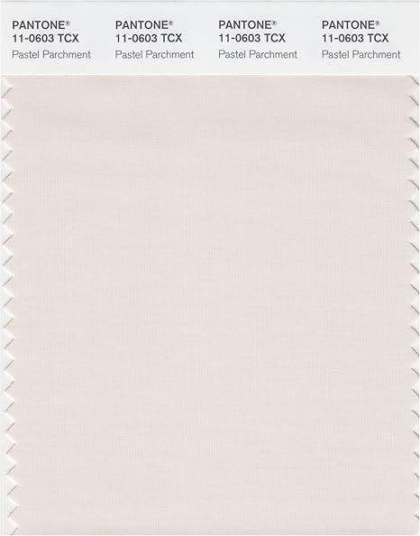 PANTONE Smart 11-0603X Color Swatch Card, Pastel Parchment - House ...