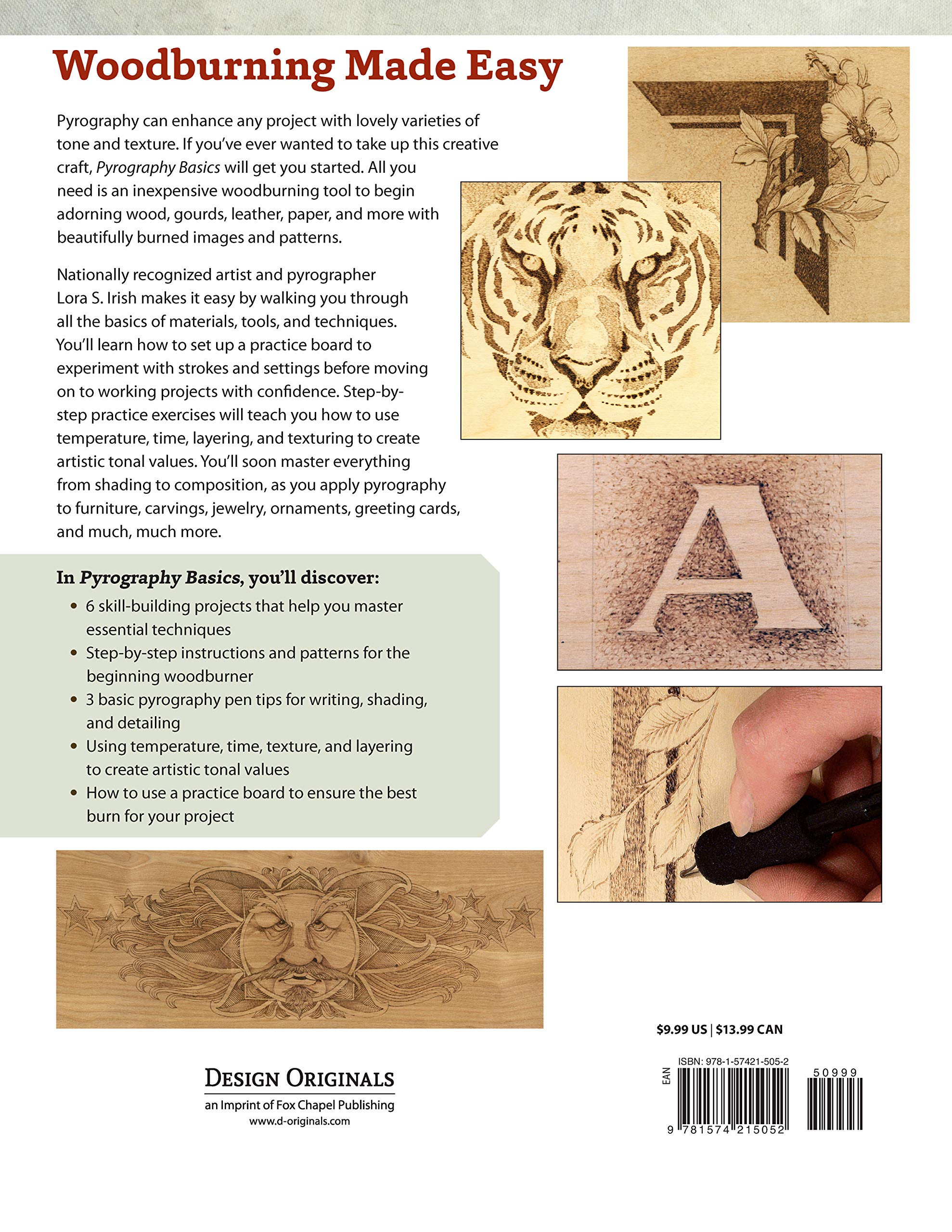 Pyrography Basics: Techniques and Exercises for Beginners (Design ...