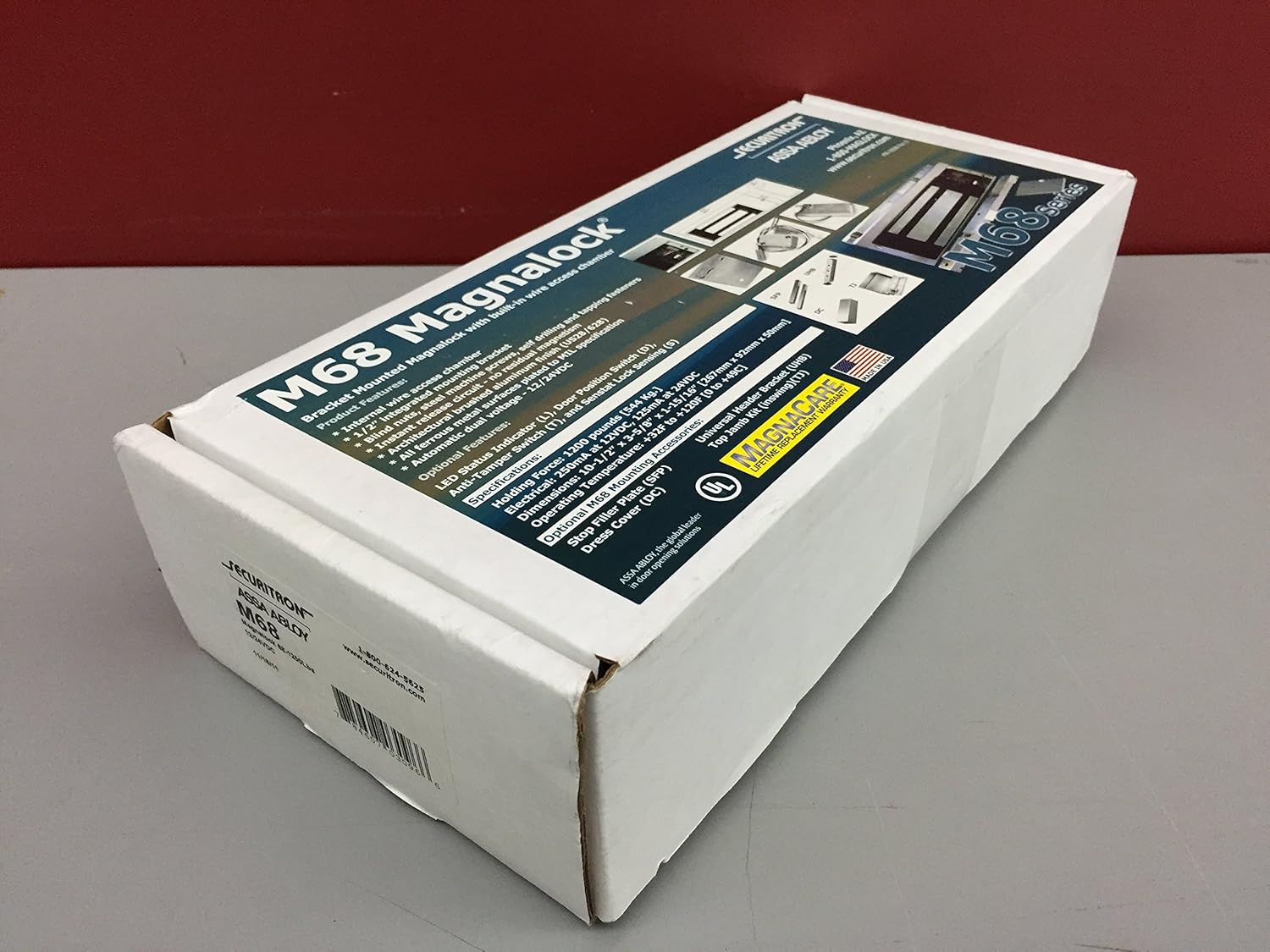 Securitron M68 Maglock 1200 Lb 12/24Vdc, Satin Chrome: Door Lock ...