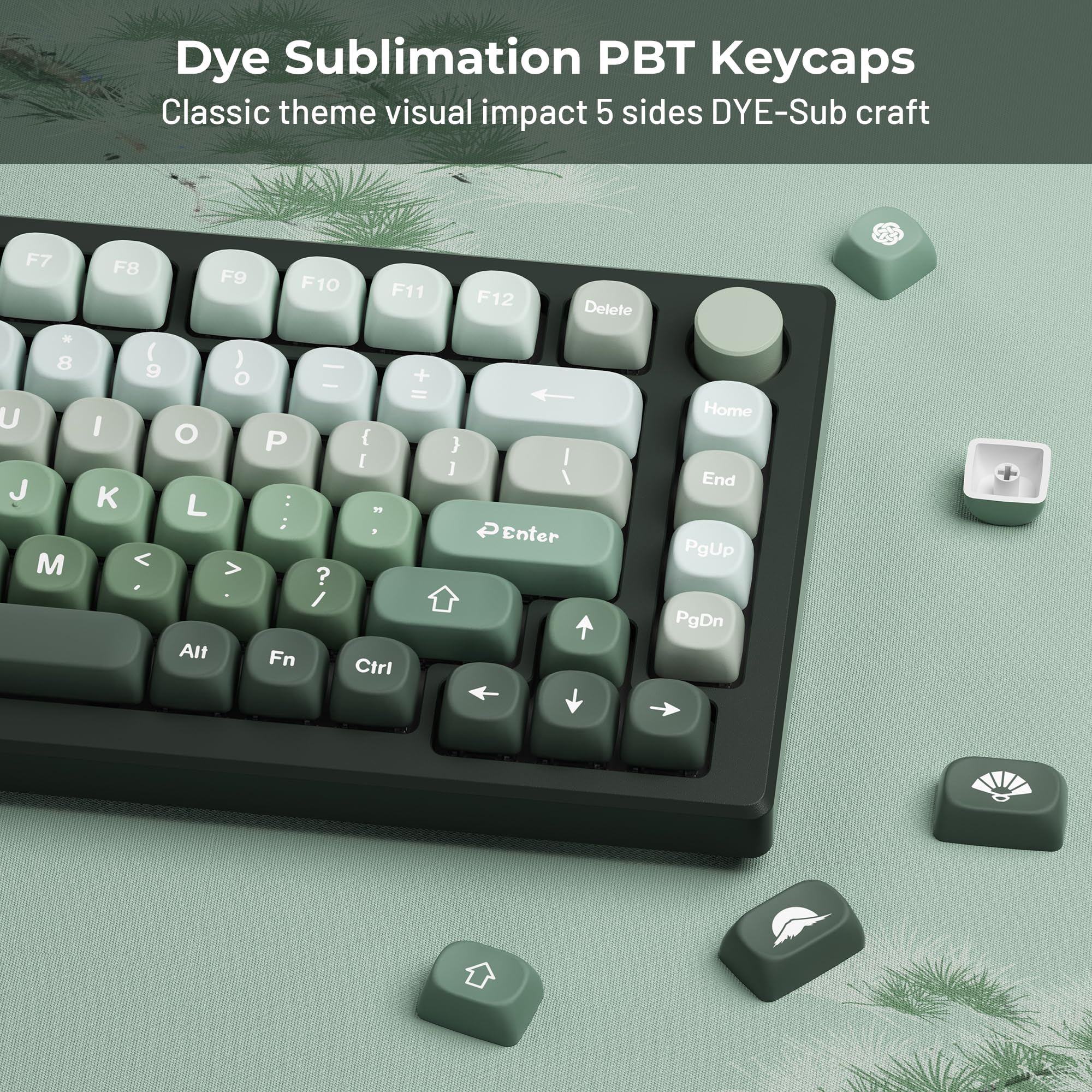 Mua XVX Matcha Wagashi PBT Keycaps-MOA Keycaps, Custom Keyboard Keycaps ...