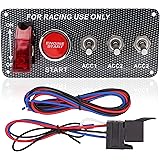 Amazon.com: DC12V Ignition Switch Panel 5 in 1 Car Engine Start Push ...