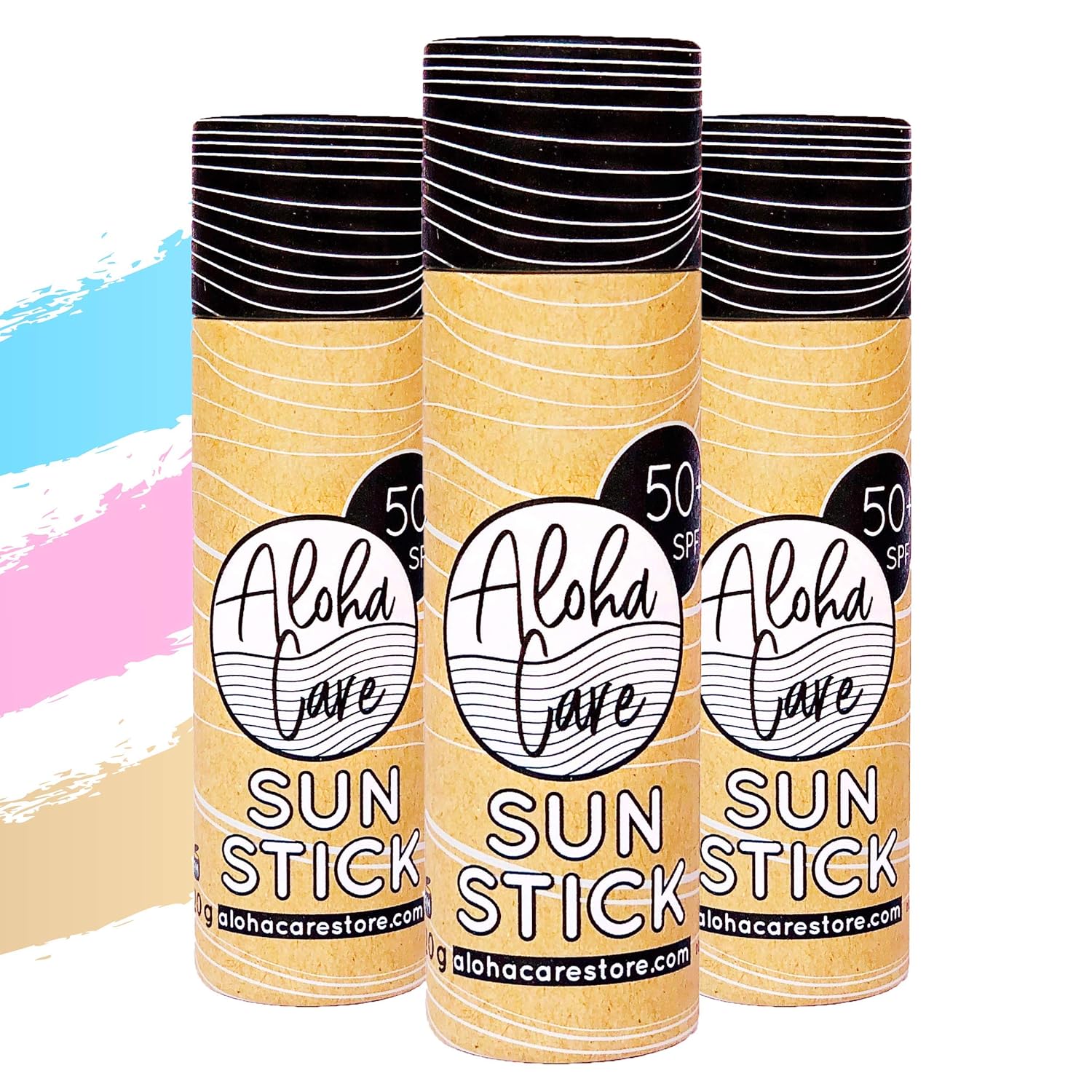 Aloha Sun Stick LSF 50+ | Gesichtsmineral Sonnenschutz zum Surfen | Eco ...