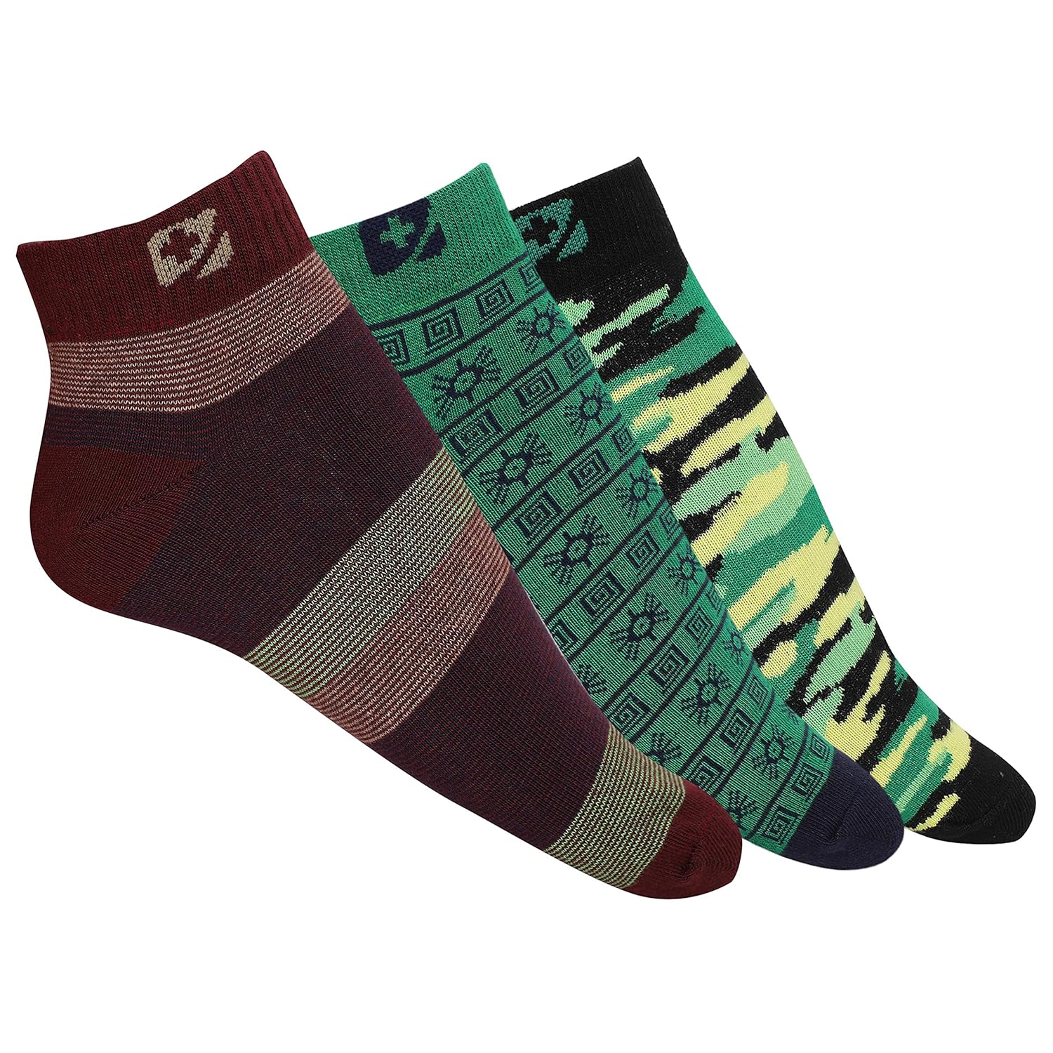 Buy SWISS SOLDIERS CASUAL ANKLE LENGTH SOCKS FOR MEN (Pack Of 3) at ...