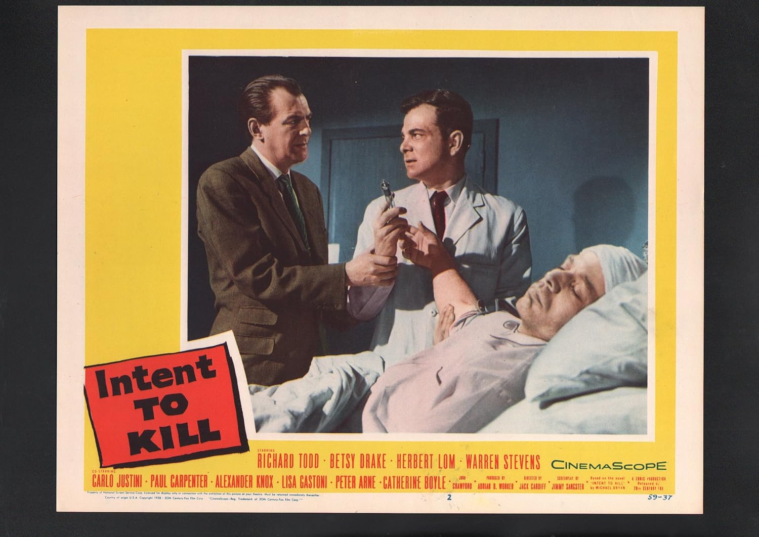 Amazon.com: MOVIE POSTER: Intent to Kill Lobby Card #2-1959-Richard ...