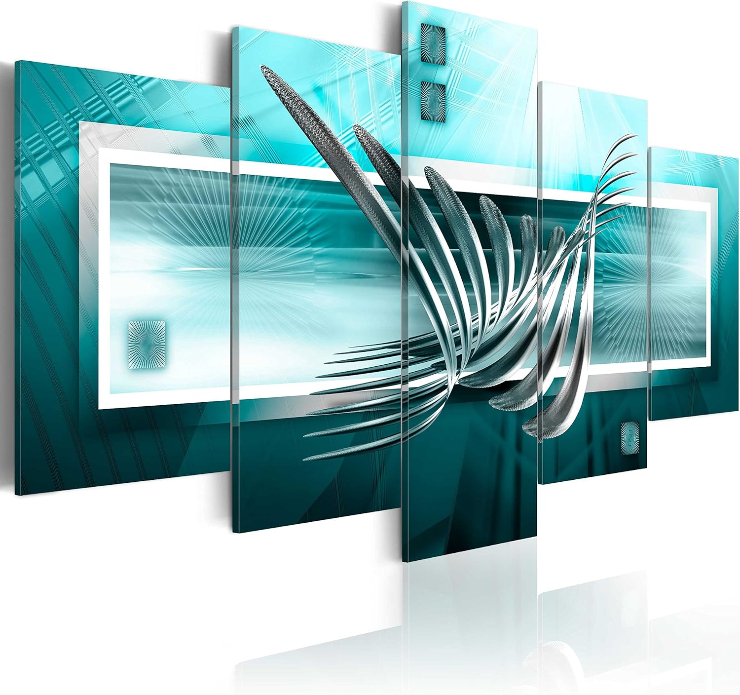 murando - Bilder 200x100 cm Vlies Leinwandbild 5 TLG Kunstdruck modern Wandbilder XXL ...