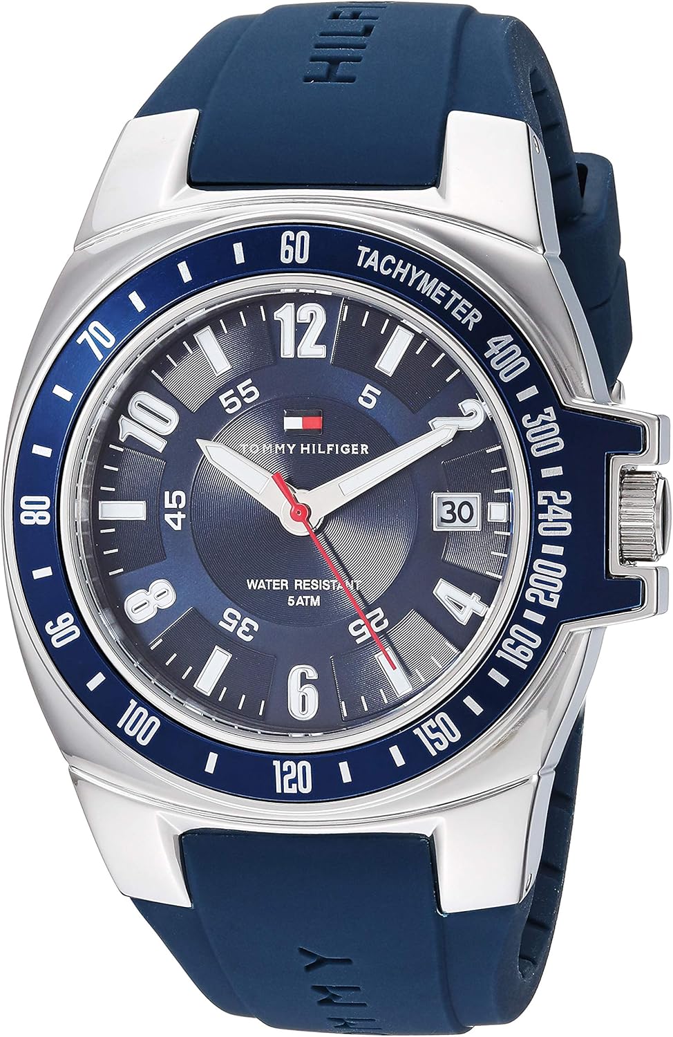 Tommy Hilfiger 1790483 - Reloj de Pulsera Hombre, Caucho, Color Azul ...