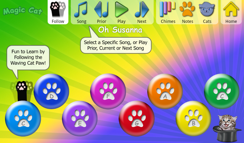 Magic Cat Music Teacher (Ad Free):Amazon.com:Appstore for Android