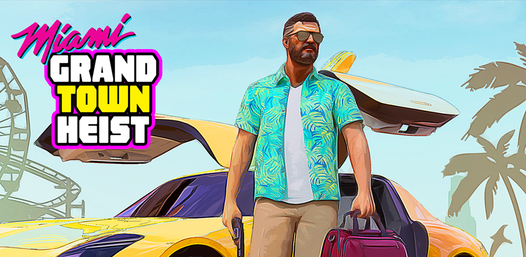 Miami Gangster Grand Auto Theft Crime City Escape: Gangster Game 3D ...