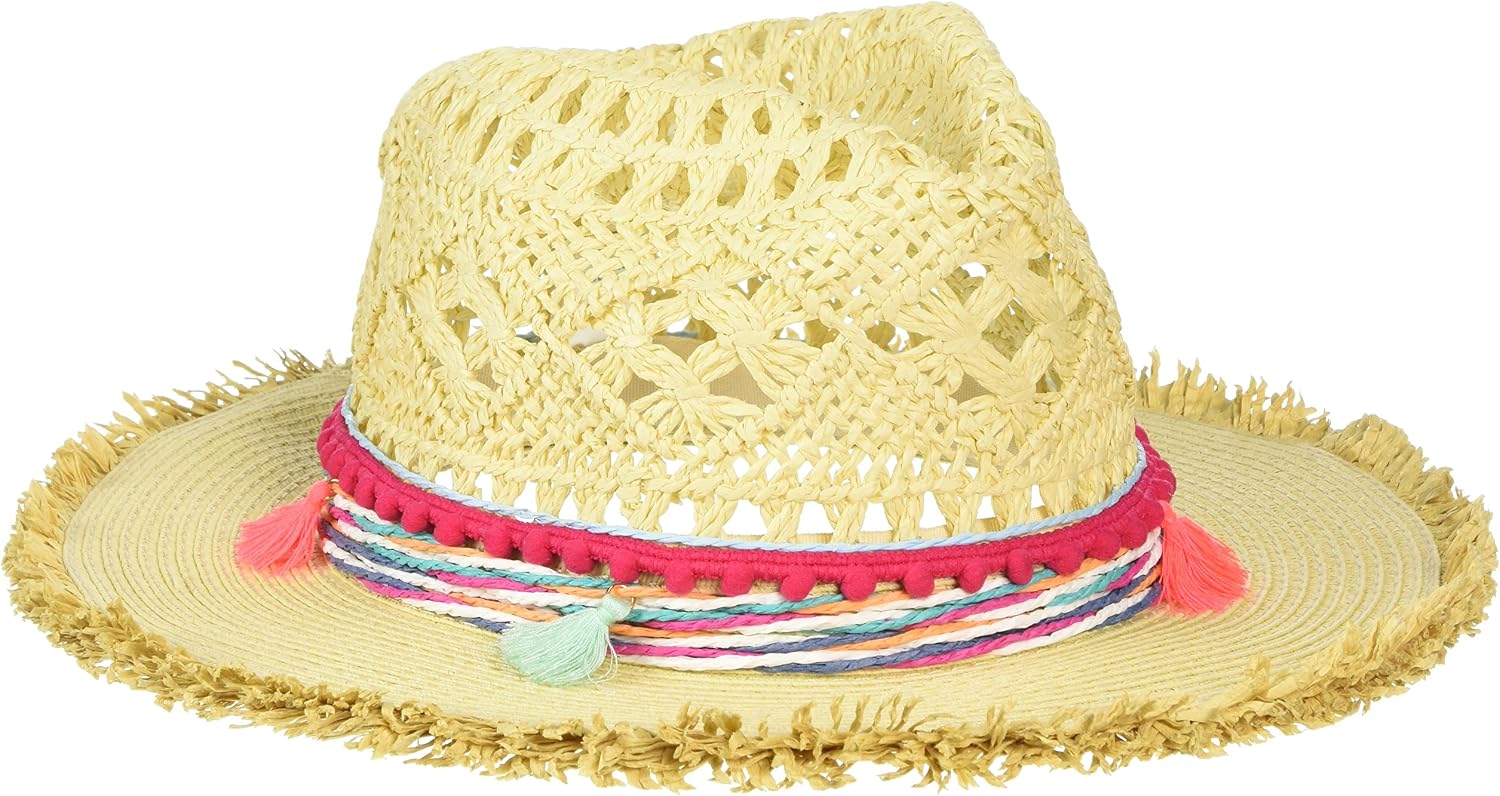 Fat Face Girl's Cowboy Hat, Beige (Natural), Small (Size: S): Amazon.co ...