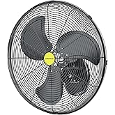 Amazon.com: VEVOR 18 inch Wall Mount Fan Oscillating, 3-speed High ...