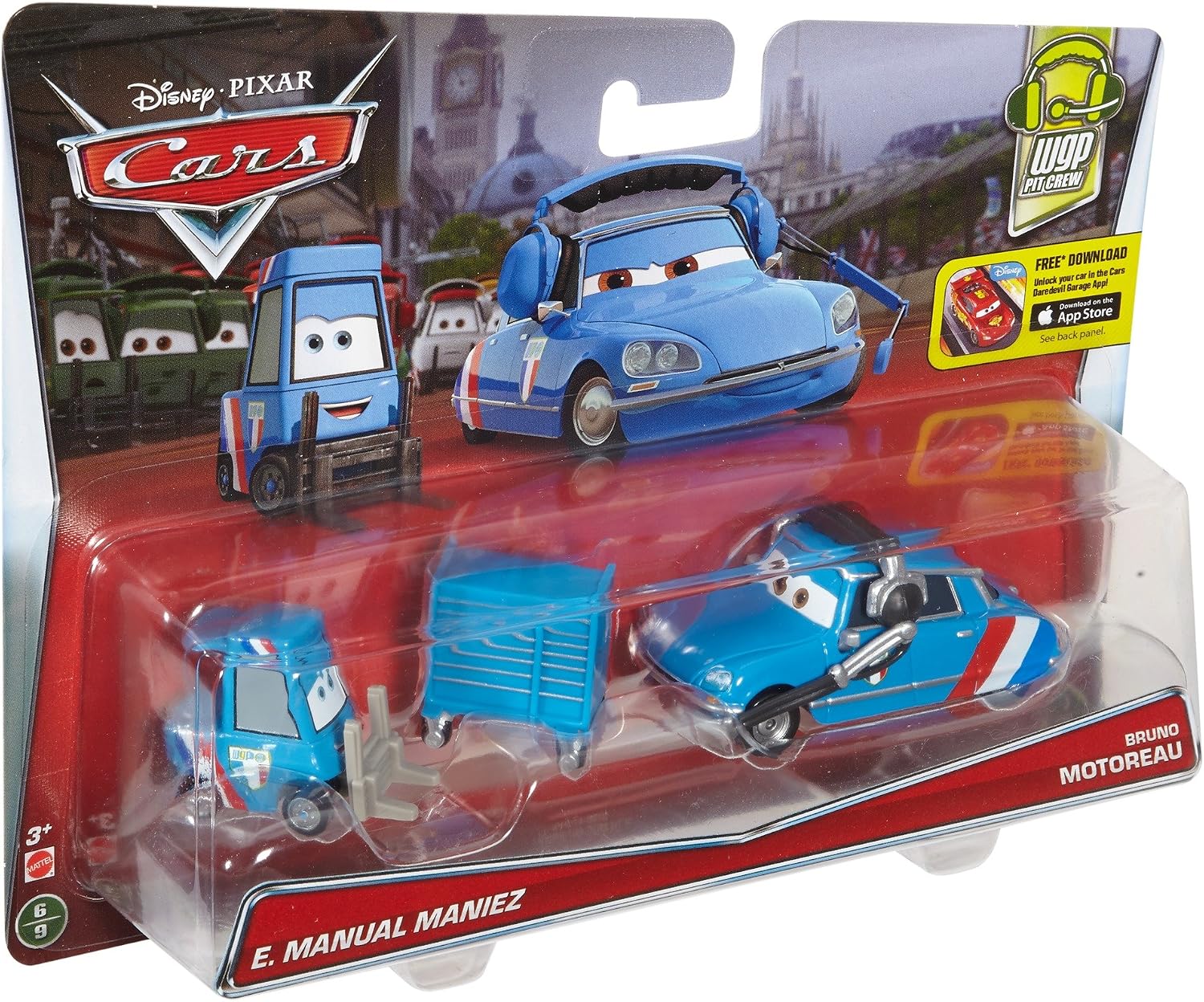 Disney/Pixar Cars E. Manual Maniez and Chief Bruno Motoreau Vehicle 2 ...