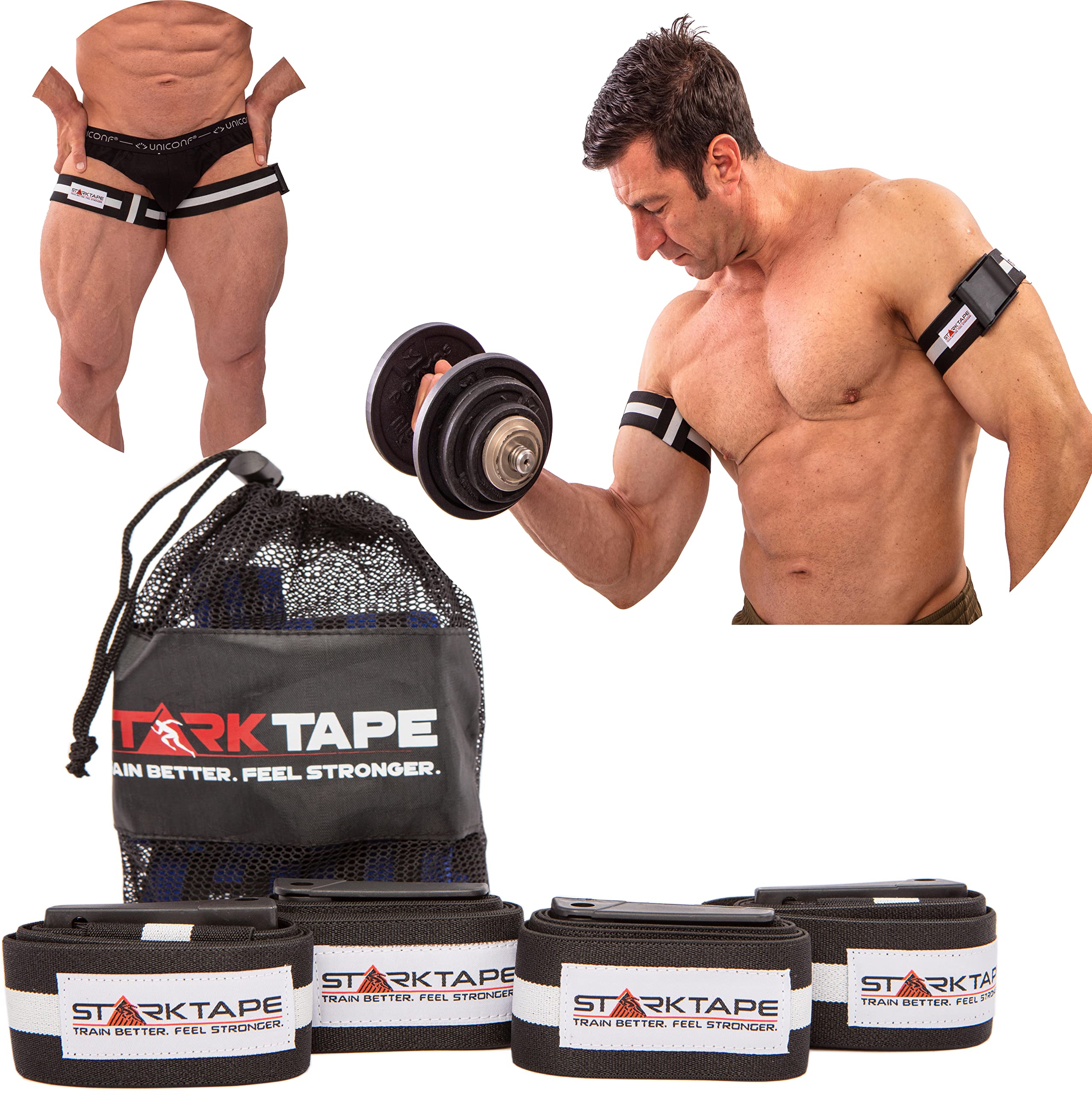Mua Blood Flow Restriction Bands. 4 Pack Occlusion Bands, 2 Inch Width ...