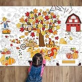 Amazon.com: Fall Giant Coloring Poster Autumn Large Coloring Banners ...