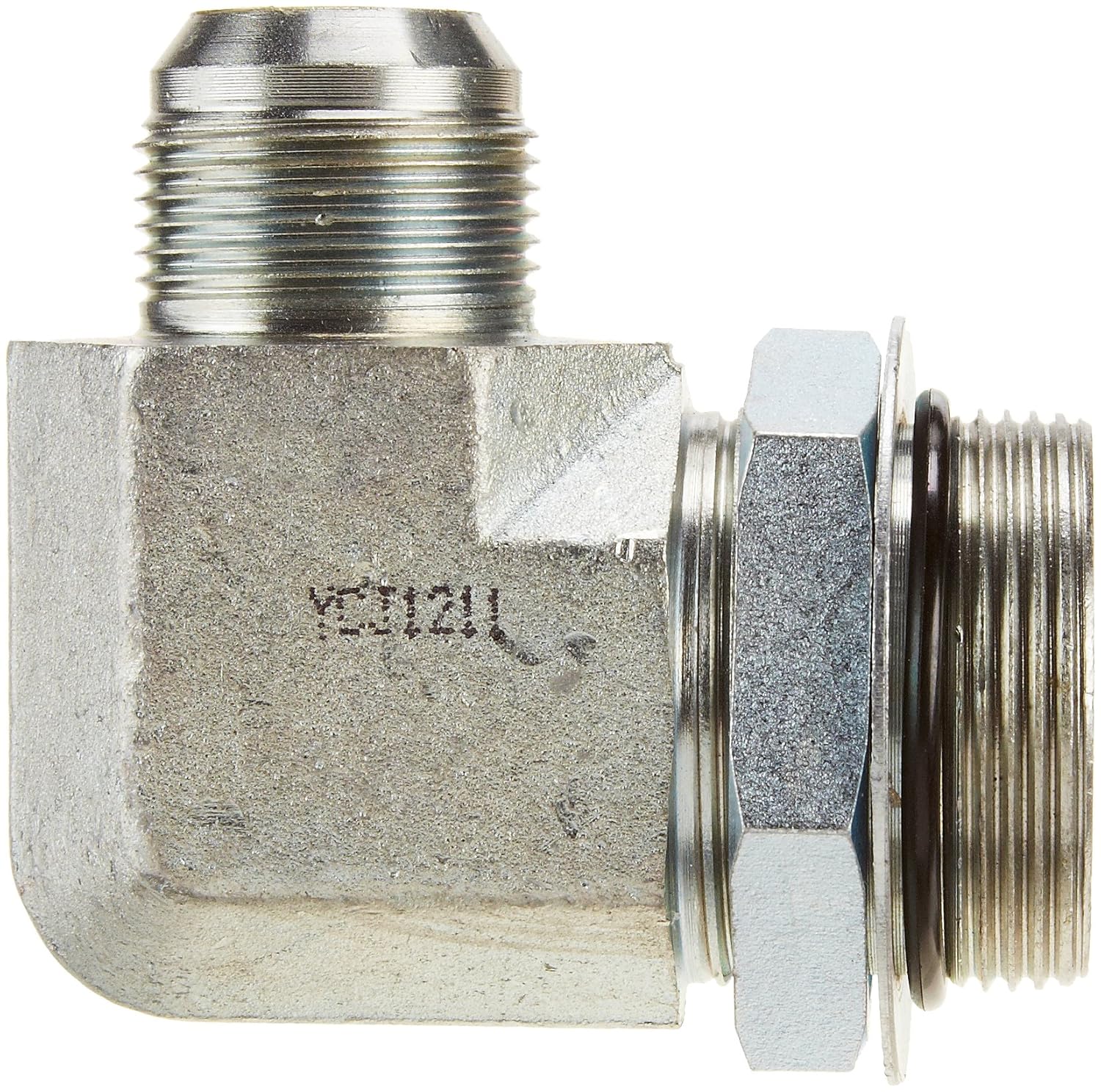 Brennan 6801-08-10-NWO-FG Forged Steel JIC Flared Tube Fitting 90 ...