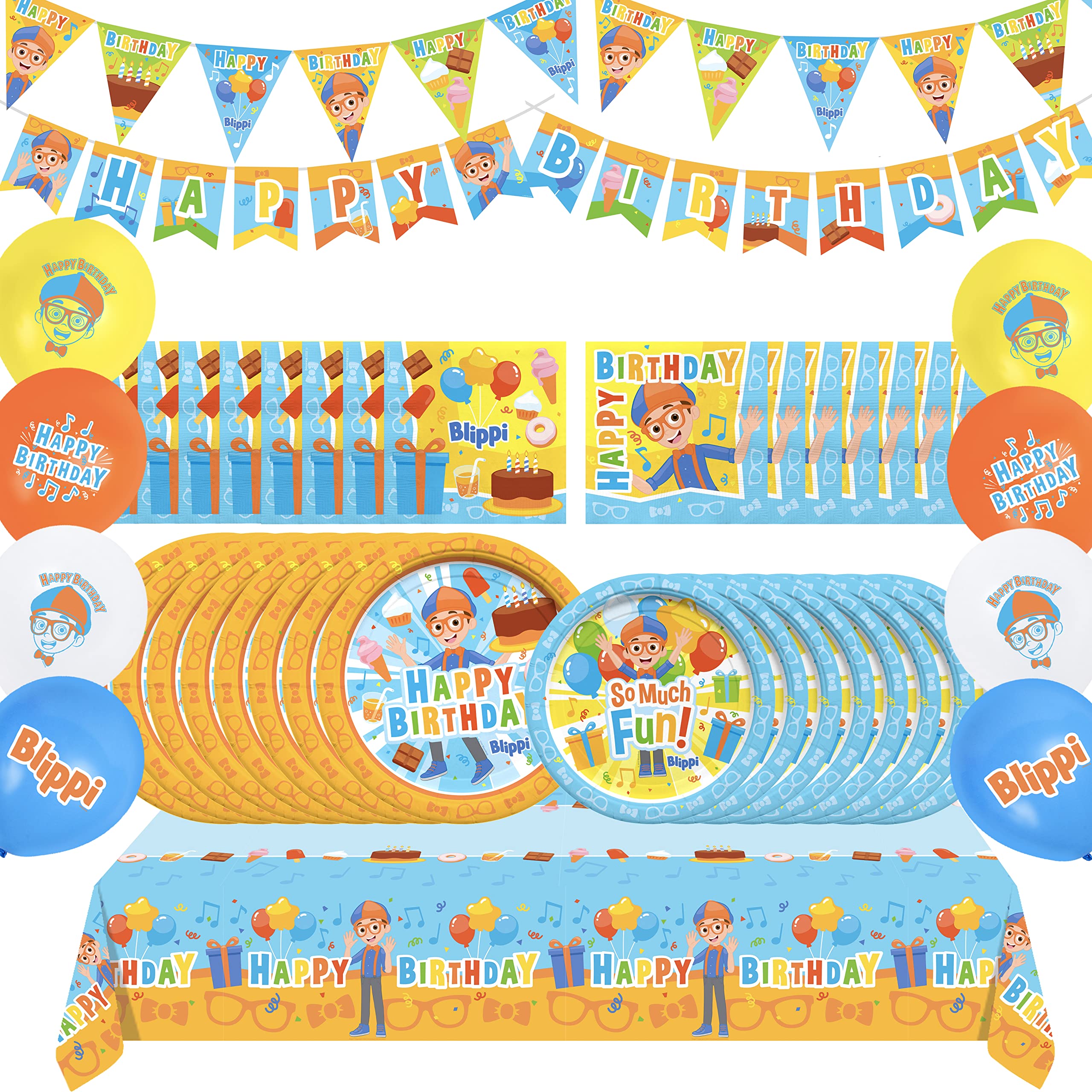 Mua Treasures Gifted Officially Licensed Blippi Birthday Party Supplies ...