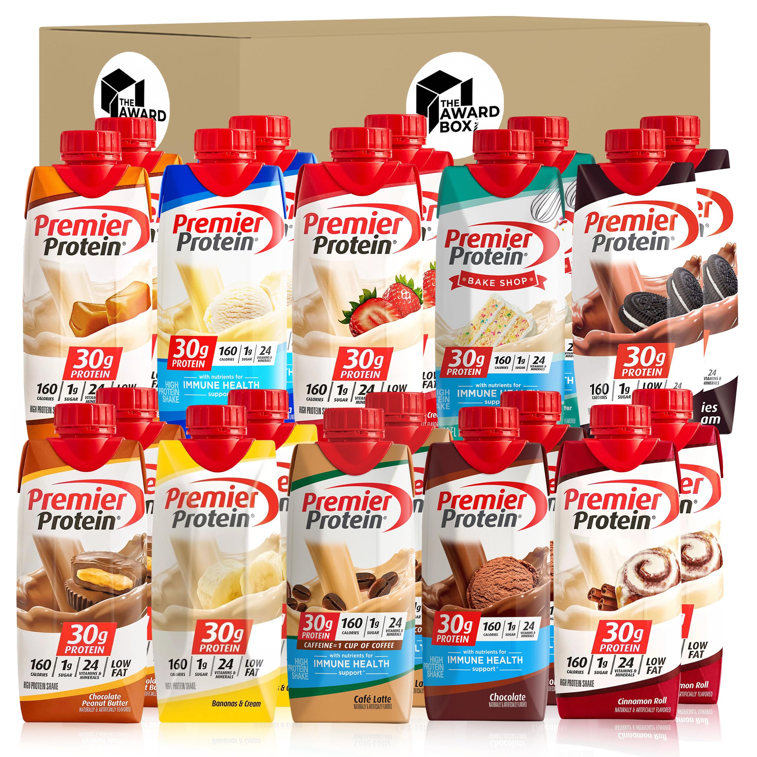Mua Premier Protien High Protein Shakes Variety Pack Sampler, 11 Fl. Oz Each - Cafe Latte ...