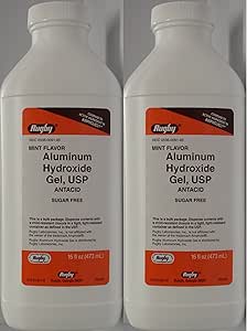 Amazon.com: Aluminum Hydro Gel, USP 320mg/5mL 473mL per Bottle Generic ...