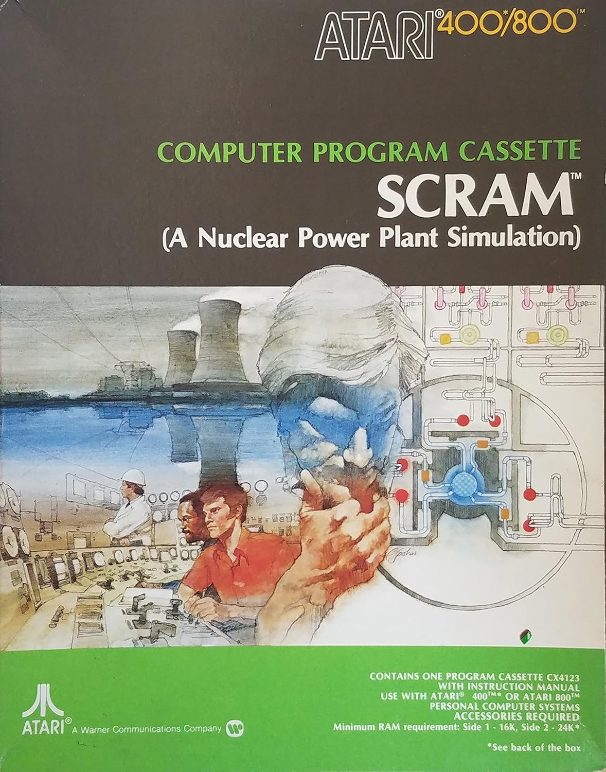 Amazon.com: SCRAM - Atari 400/800 (A Nuclear Power Plant Simulation ...