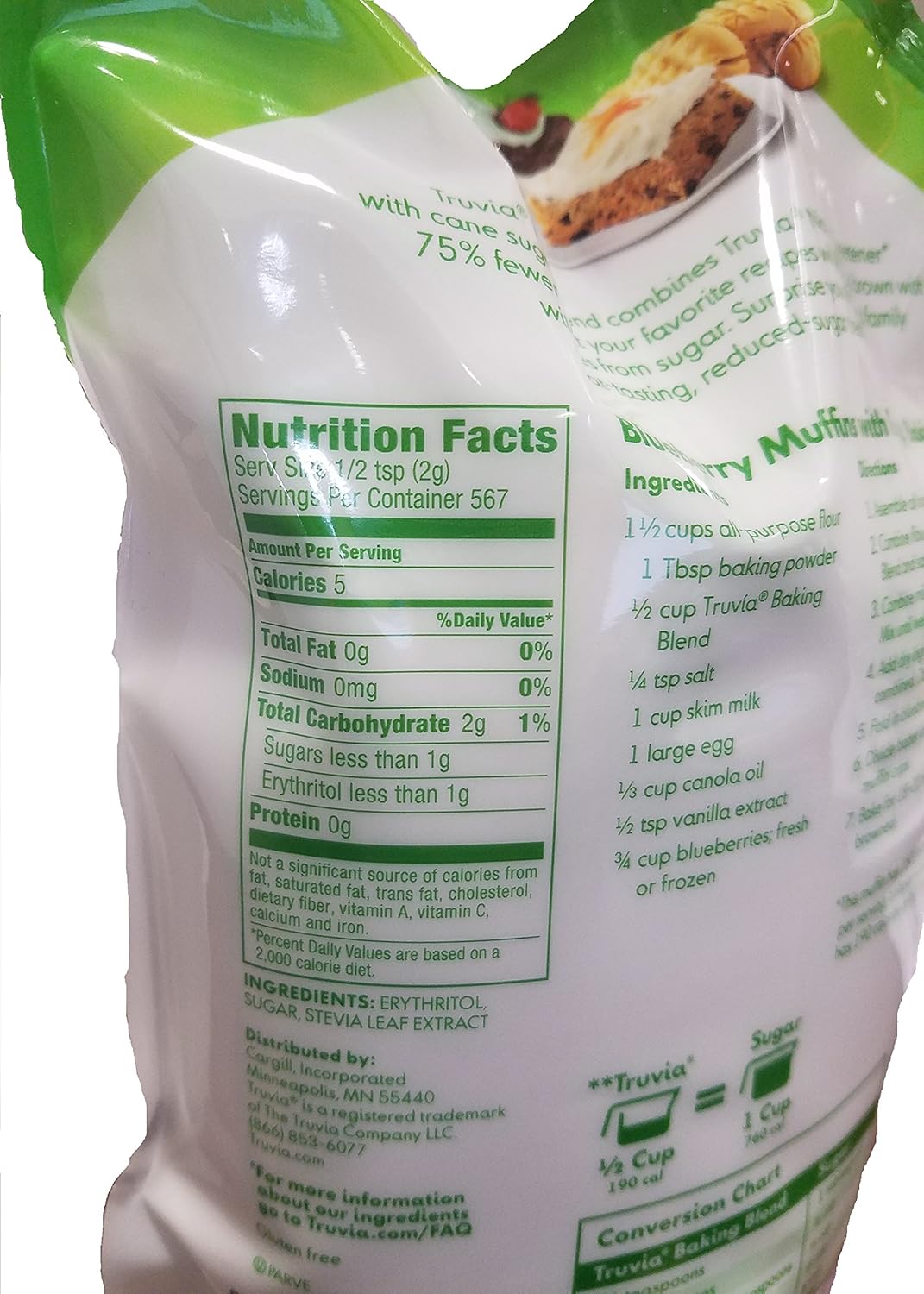 Truvia Nutrition Label | Besto Blog