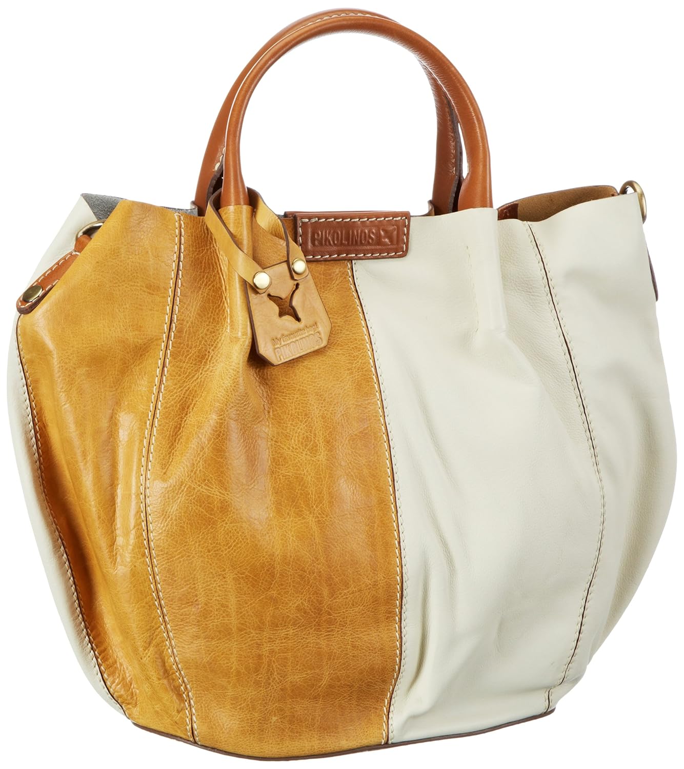 Pikolinos Womens BOLSOS 3 Shoulder Bag White Weiß (NATA) Size: 44x31x12 ...