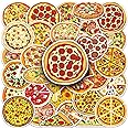 Amazon.com: Aiwuding Pizza Decals Pack, 50PCs - Aesthetic Vinyl ...