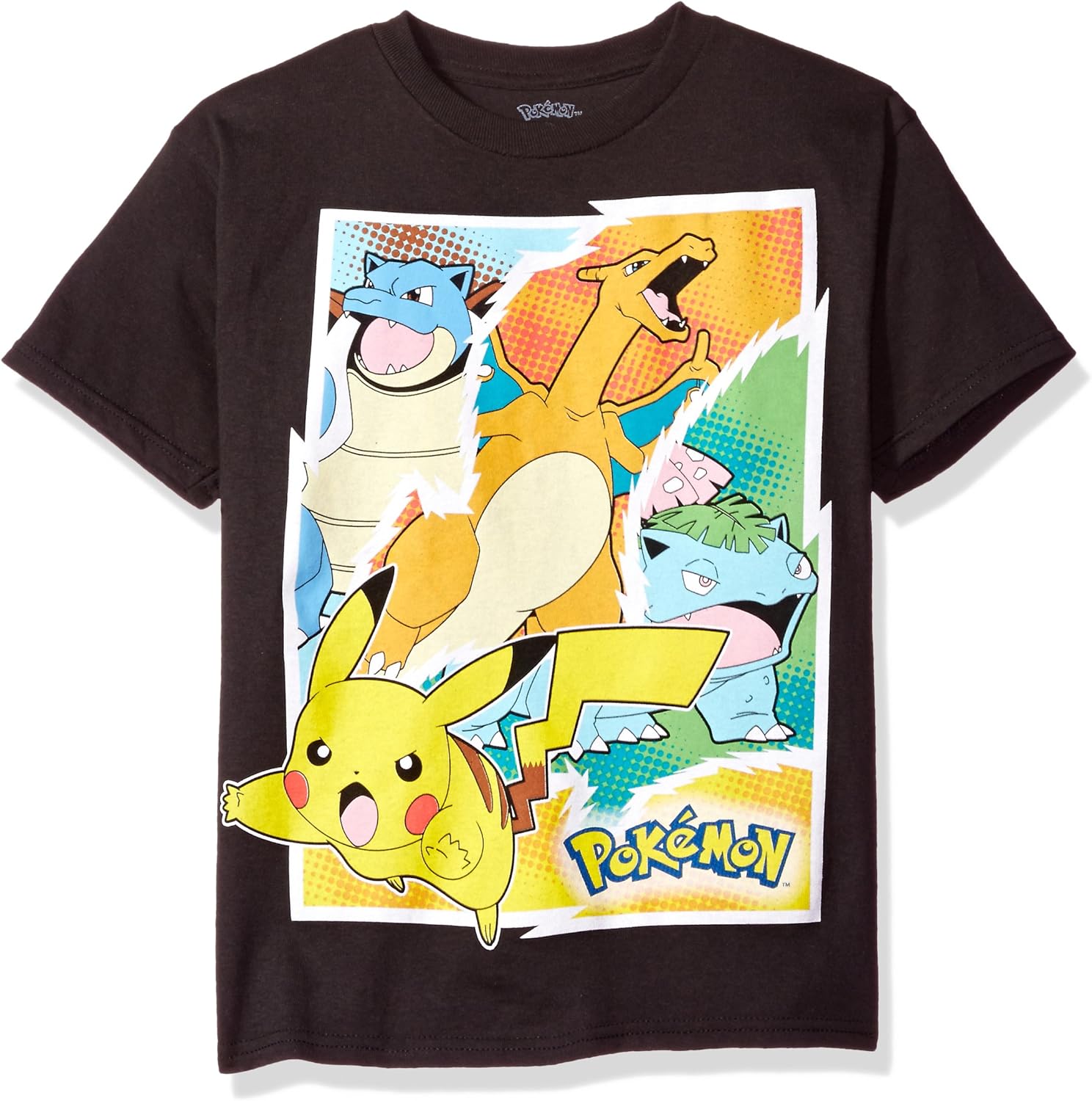 Pokémon - Playera, Varones, Negro, Grande: Amazon.com.mx: Ropa, Zapatos ...
