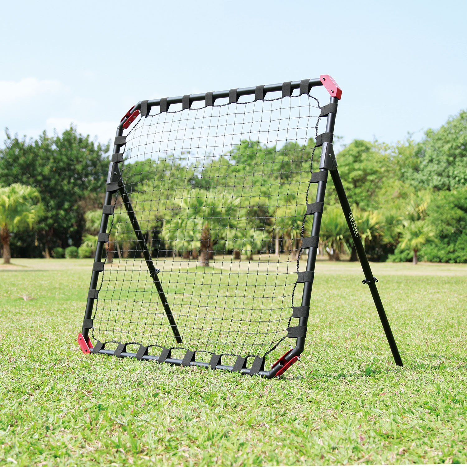 NET PLAYZ Easy Playz Portable Soccer Rebound Net, 4 Ft x 4 Ft, Easy Set ...