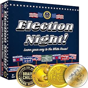 Amazon.com: Election Night! Board Game - Winner of 2019 Parents Choice ...