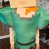 Amazon.com: Alex Deluxe Minecraft Costume, Multicolor, Large (10-12 ...
